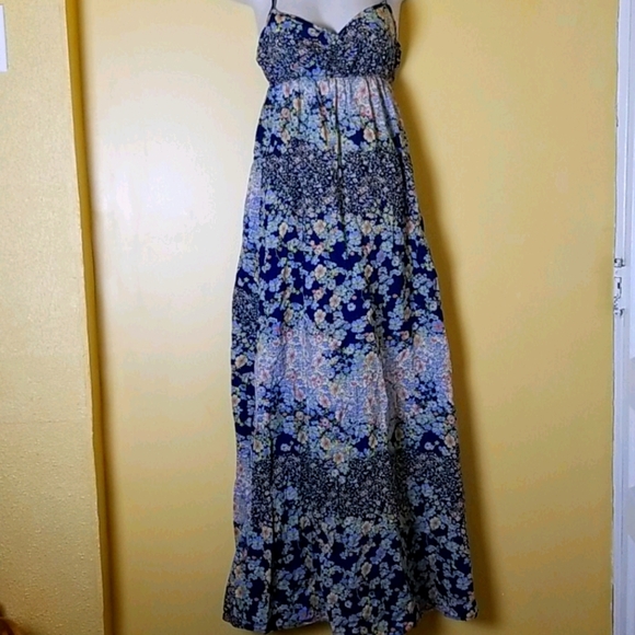 H&M | Dresses | Hm Floral Long Maxi Dress | Poshmark